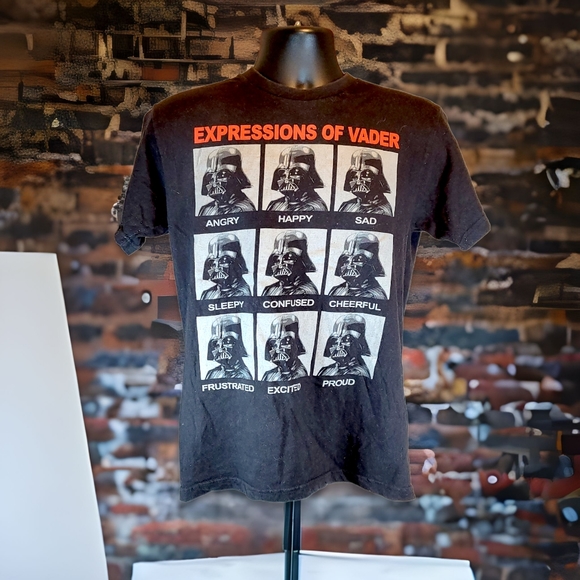 Star Wars | Shirts | Star Wars Expressions Of Vader Tshirt | Poshmark